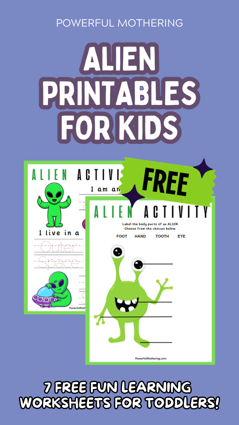 Free Coloring Printables - Aliens - Powerful Mothering - Learning ...