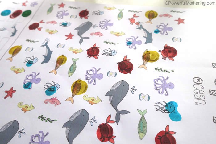 Ocean I Spy Printable - Powerful Mothering - Learning Printables For ...